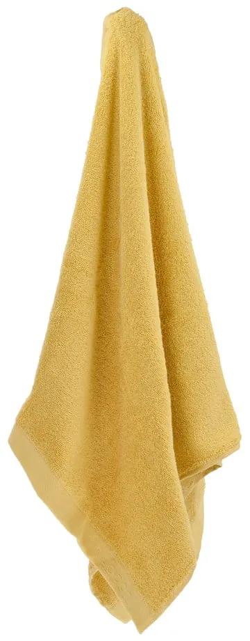 Žlutý ručník z bio bavlny 50x100 cm Comfort – Södahl