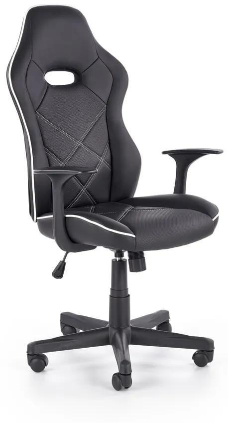 Halmar Kancelářská židle RAMBLER, černá/bílá