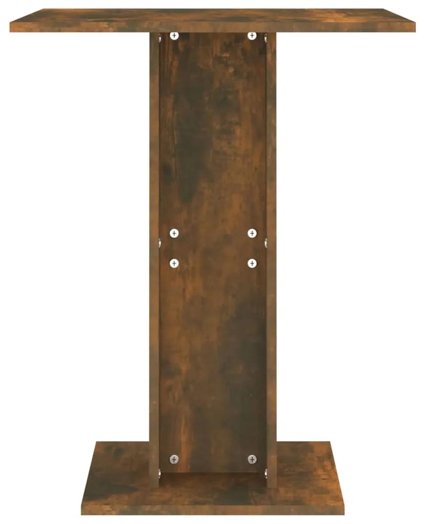 Bistro stolek kouřový dub 60 x 60 x 75 cm kompozitní dřevo - Default Title