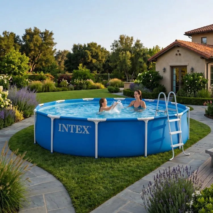 INTEX 28210ND – kruhový rámový zahradní bazén 366 x 76 cm