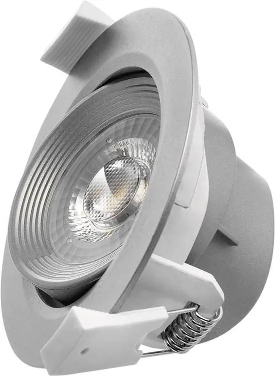 Bodové LED svítidlo, 7W, stříbrné, teplá bílá Emos  ZD3630