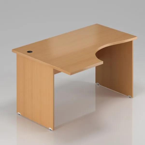 Ergonomický stůl Visio 160 x 100 cm, levý buk