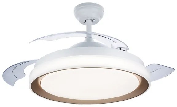 Philips-LED Stropní svítidlo s ventilátorem LED/35W/230V 5500/4000/2700K+DO zlat