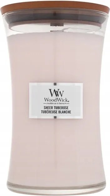 WoodWick Sheer Tuberose vonná svíčka 610 g
