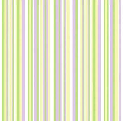 Papírová tapeta 6070005 Krtek, motiv proužky, zeleno-fialovo-bílá