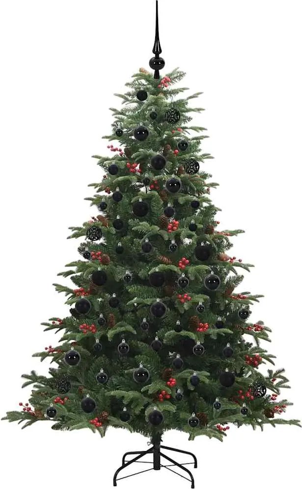 Umělý vánoční stromeček Zelená 180 cm PVC, kov a plast 3395551