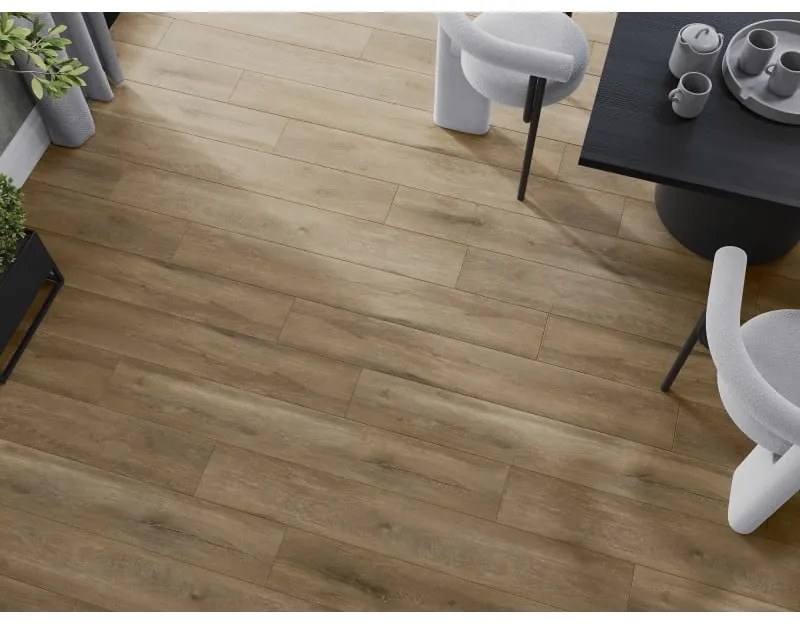 Mexen Long Creek, vinylová podlaha 1240x182 mm SPC 6,5 mm, IXPE 1,5 mm, 4stranná V-drážka, dub, F1050-1240-182-505-4V1-01