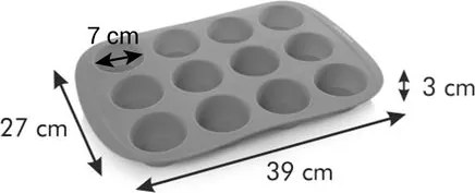 TESCOMA Forma 12 muffinů DELÍCIA SiliconPRIME