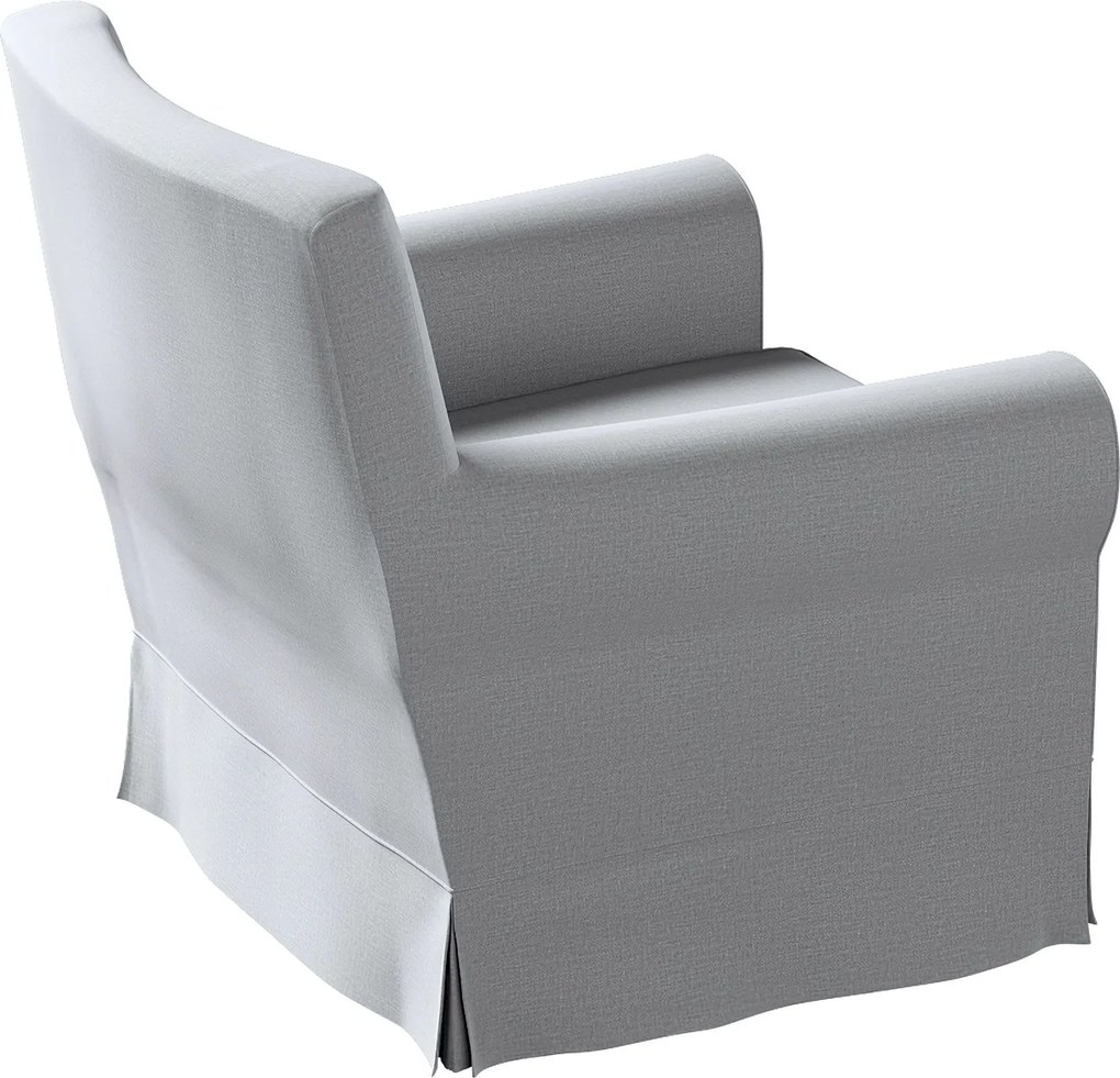 Potah na křeslo IKEA Ektorp Jennylund barva šedá látka sametová