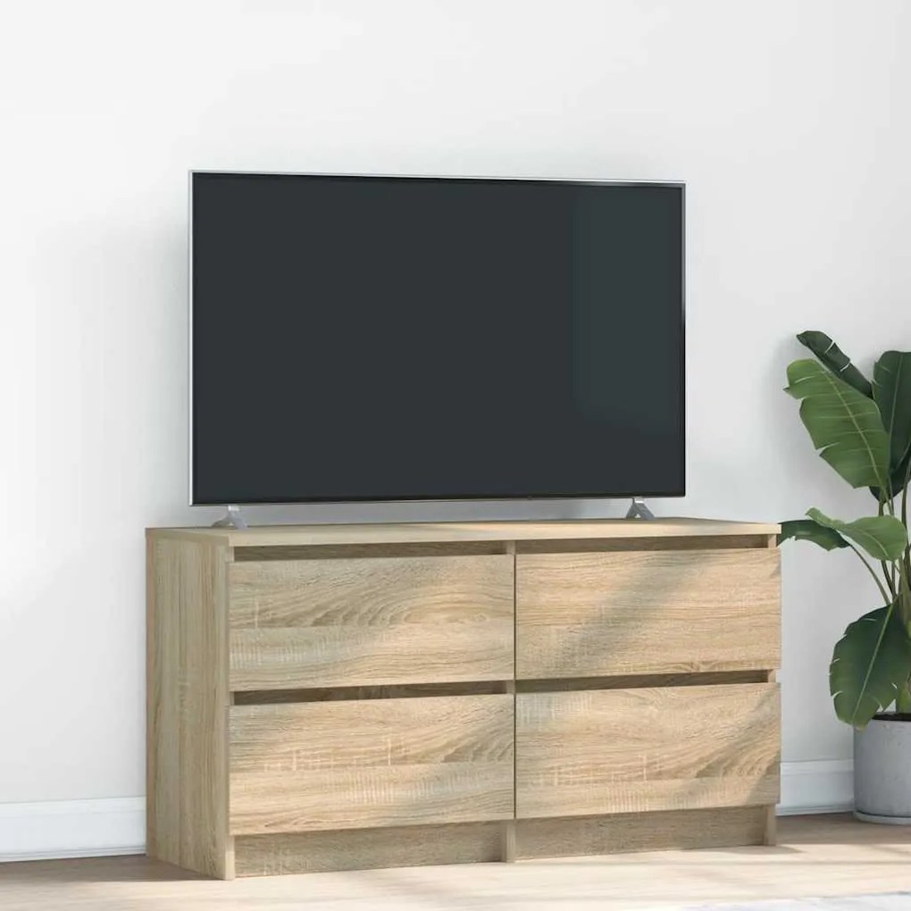 TV skříňka dub sonoma 100x35x54 cm kompozitní dřevo