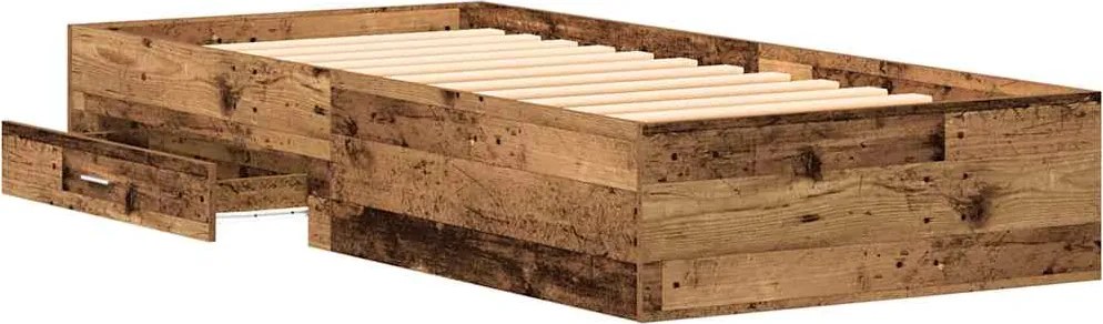 Rám postele Staré dřevo 90 x 190 cm Kompozitní dřevo 3333990