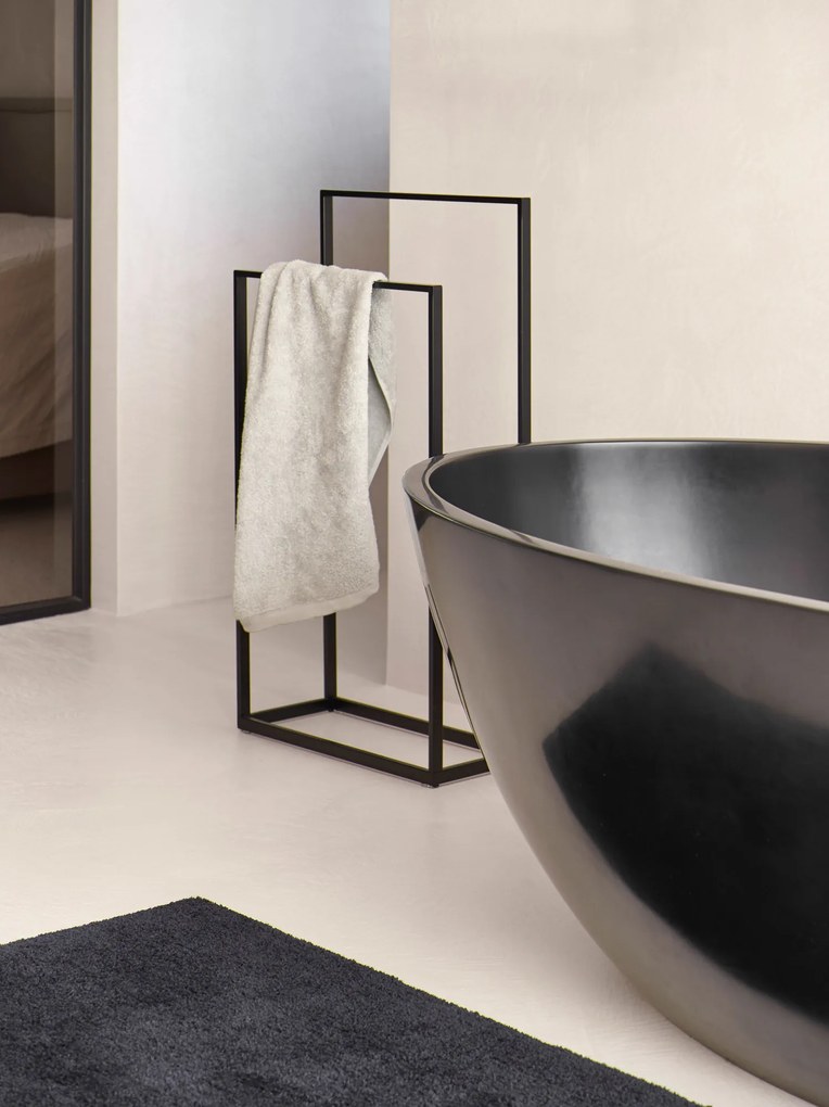 Koupelnový kobereček Mauro 60 x 100 cm černý
