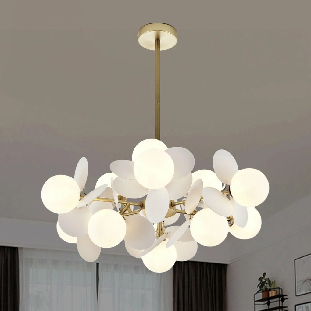 Toolight Moderní designové osvětlení APP1565-12 Gold/White