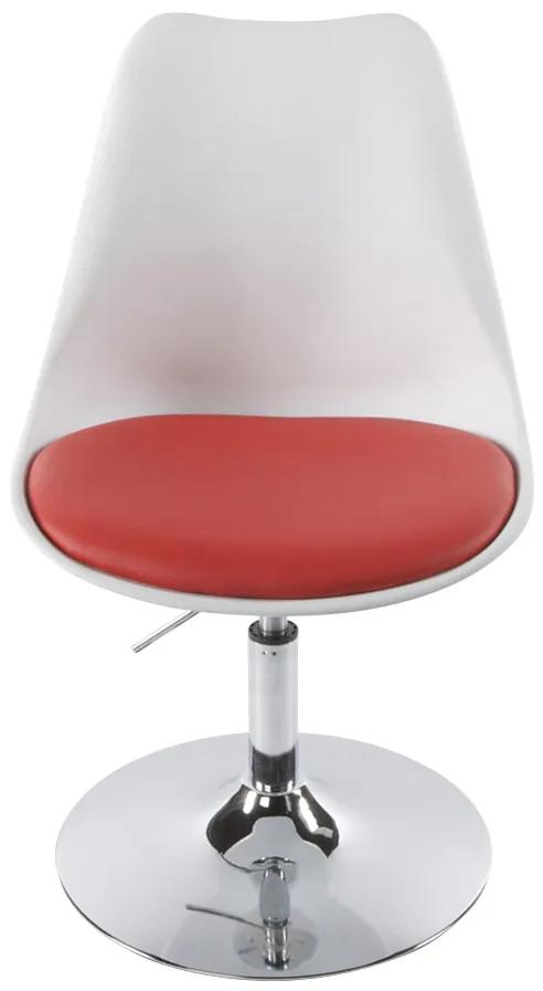 Kokoon Design Jídelní židle Victoria Barva: Bílá/červená CH00240WHRE