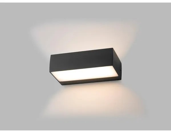 LED2 - LED Venkovní nástěnné svítidlo KVADER LED/9W/230V IP54