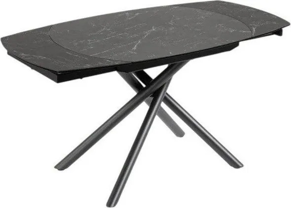Rozkládací jídelní stůl s přídavnou deskou s keramickou deskou 100x130 cm Yodalia – Kave Home