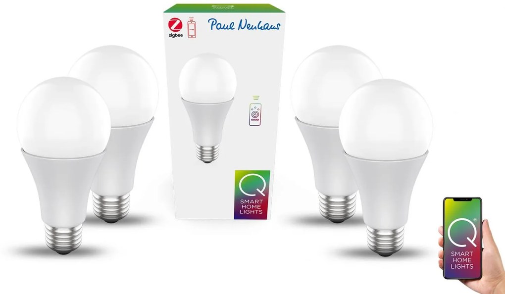PAUL NEUHAUS Q-LED žárovka, RGB, CCT, Smart Home, E27 RGB PN 7550-4
