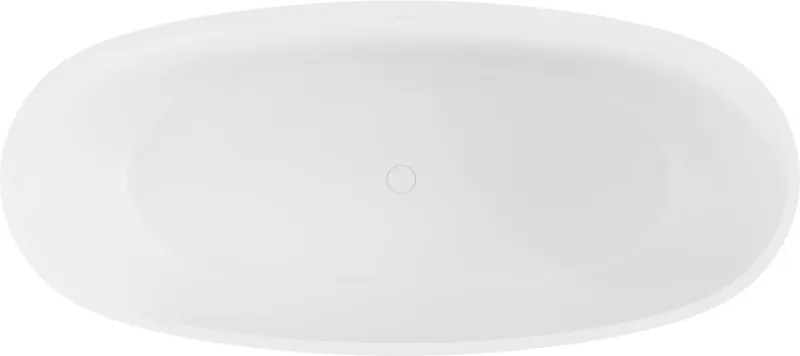 Mexen Torino volně stojící vana z konglomerátu 155 x 78 cm, bílá mat - 57271557800
