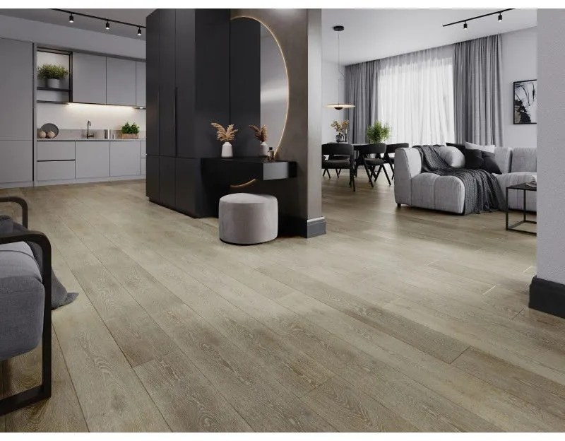 Mexen Jasper, vinylová podlaha 1227 x 187 mm LVT Dryback 2,5 mm, PVC podklad, 4stranná V-drážka, dub, F1318-1227-187-255-4V1-01