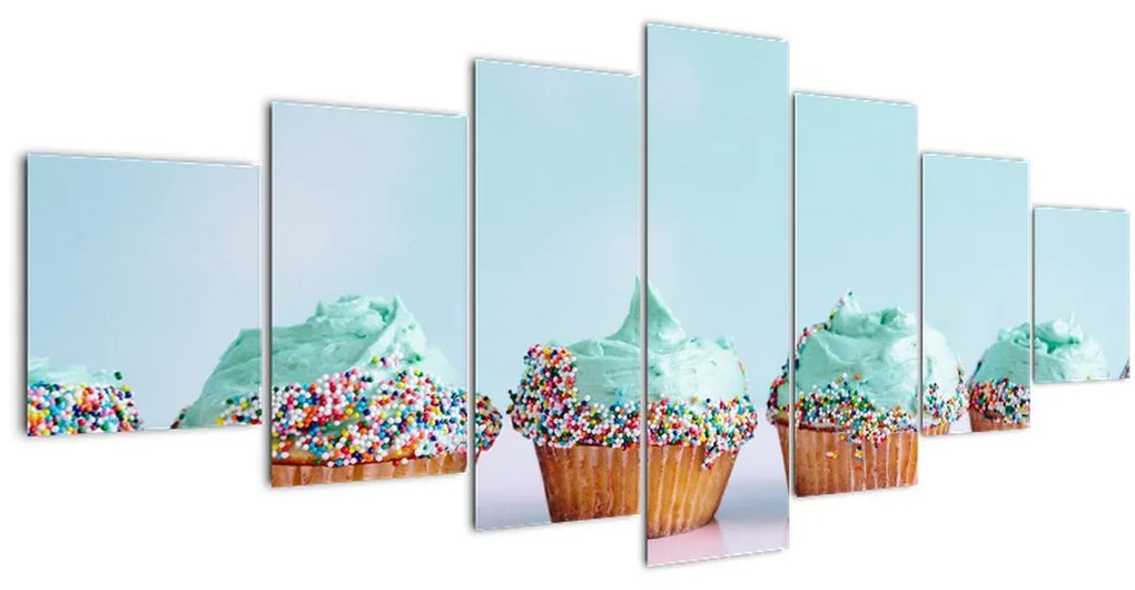 Obraz cupckes (210x100 cm)