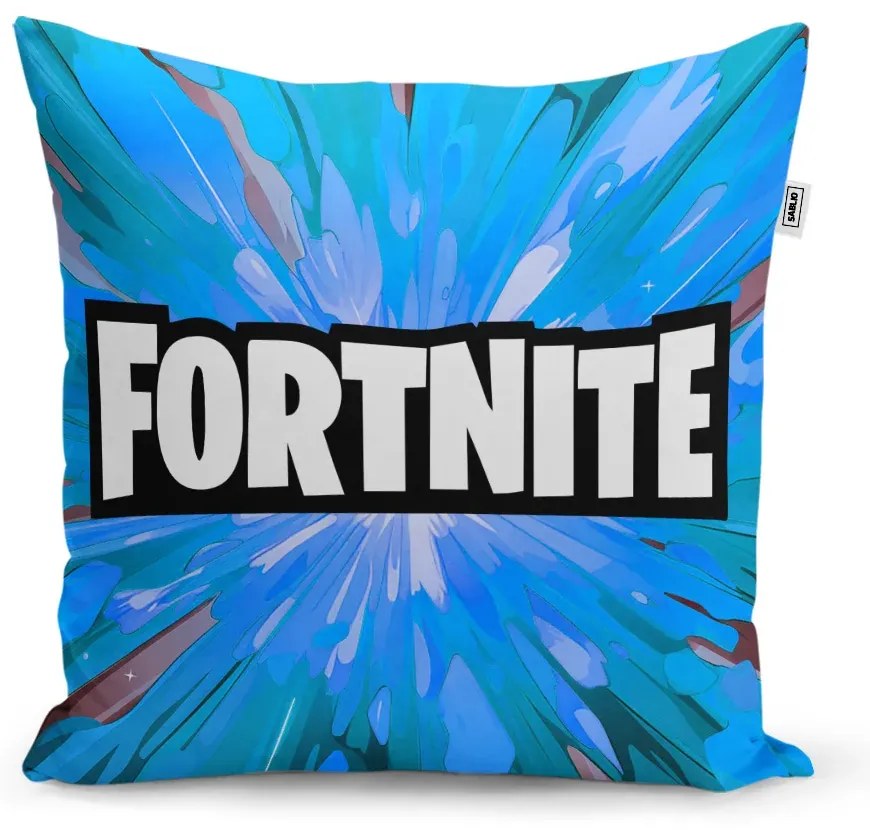 Sablio Polštář FORTNITE modrá - 60x60 cm