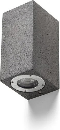 RED R13794 KANE II nástěnná beton/dekor tmavý granit 230V LED GU10 5W IP65 - RED - DESIGN RENDL