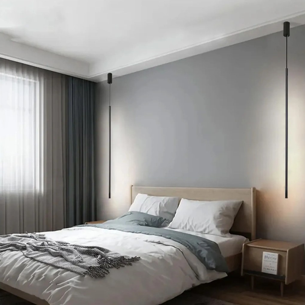 Toolight Toolight, LED stropní svítidlo 100cm, 18W, APP1449-C, černá matná, OSW-04186