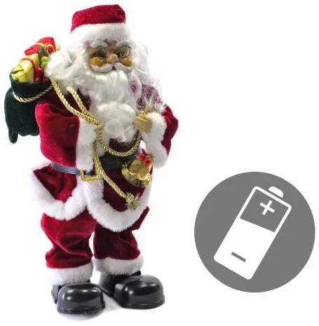 Nexos  5938  Vánoční dekorace - tančící a zpívající Santa Claus