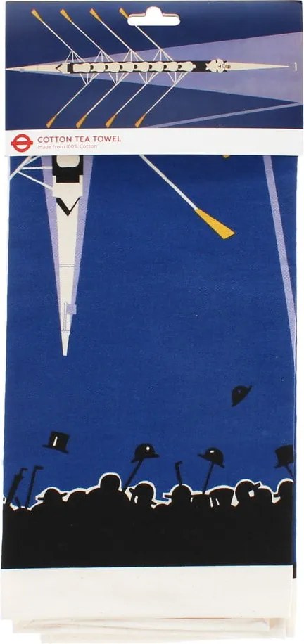 Bavlněná utěrka 50x70 cm Boat Race – Rex London