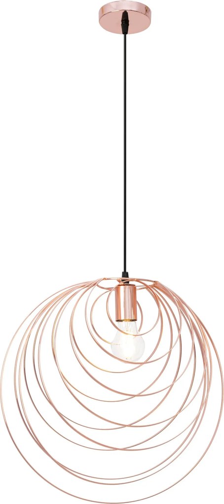 Toolight - Moderní stropní lampa APP427-1CP, růžové zlato, OSW-00559