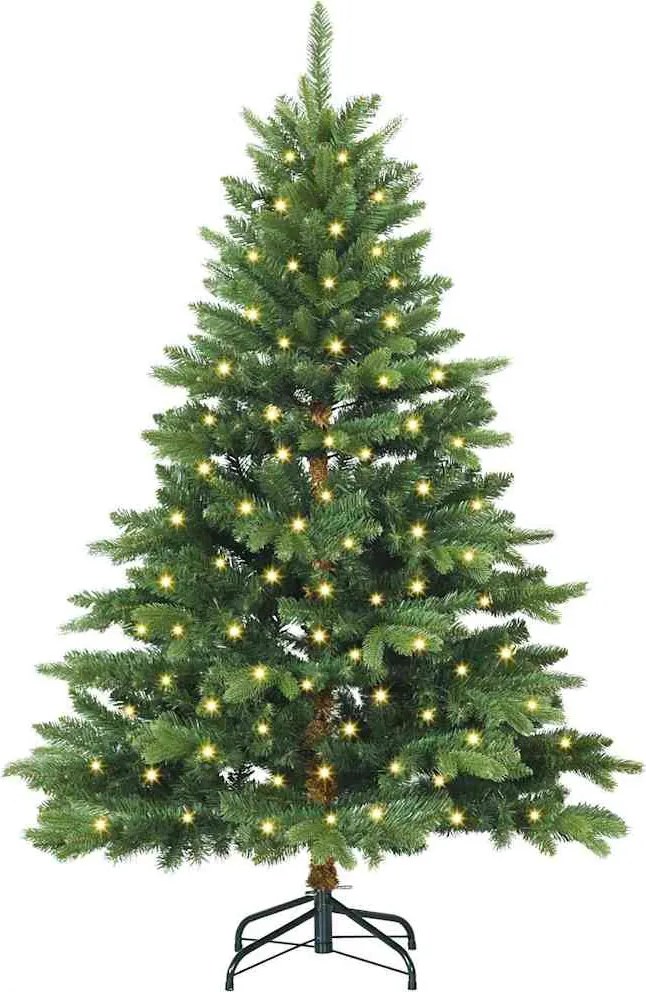 Umělý vánoční stromeček s stojanem Zelená 150 cm PE a PVC 3397532