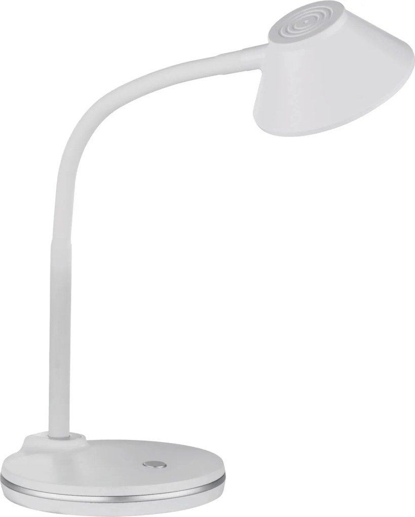 Reality LED stolní lampa BERRY bílá 3,2W, 350lm, 3000K, 13 x 33 cm