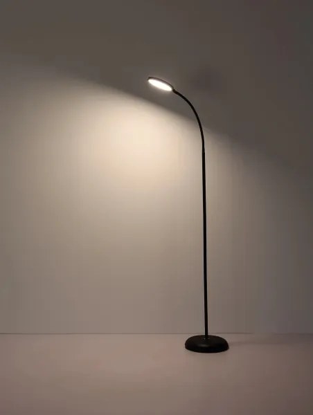 Globo 58503S - LED Stmívatelná dotyková stojací lampa KALDERON LED/8W/230V černá