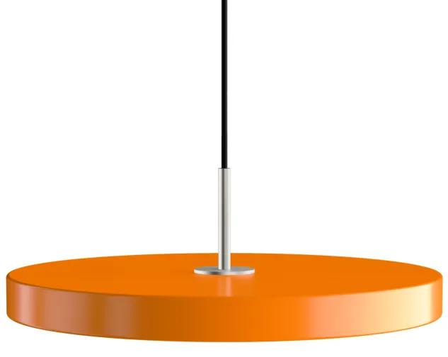 Závěsné LED svítidlo Asteria Barva uchycení:: ocelová, Barva:: oranžová