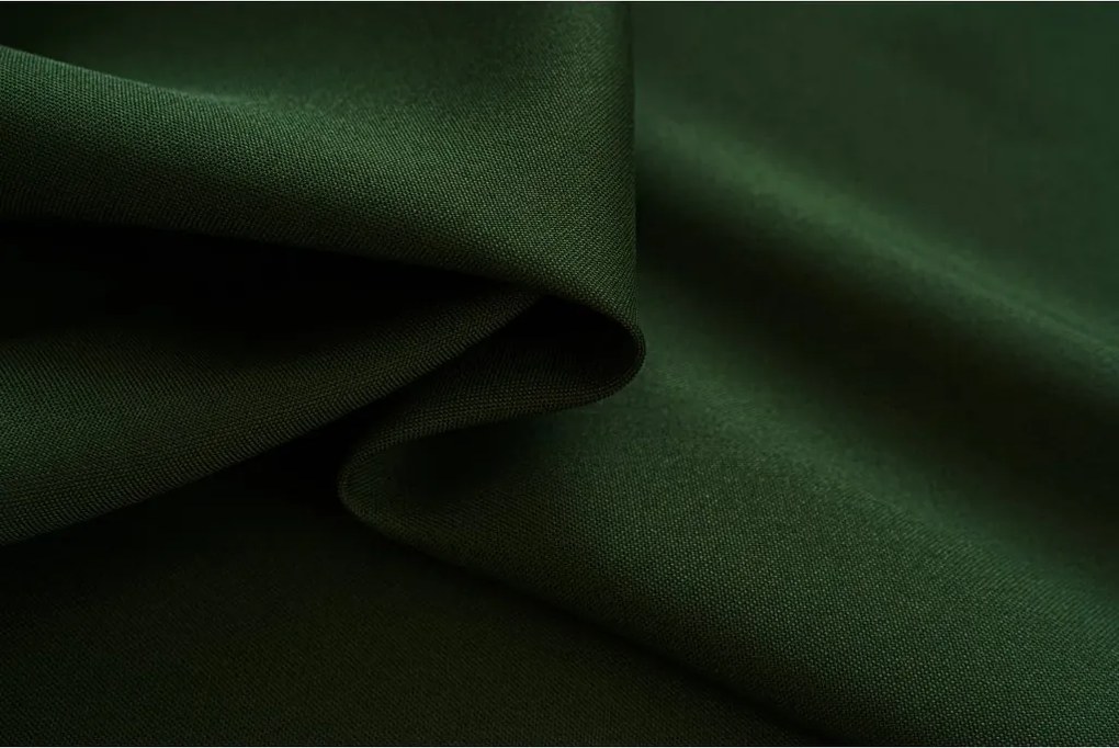 Závěs OXFORD LIGHT 140x270 cm, tmavě zelený Zavěšení: Řasící páska