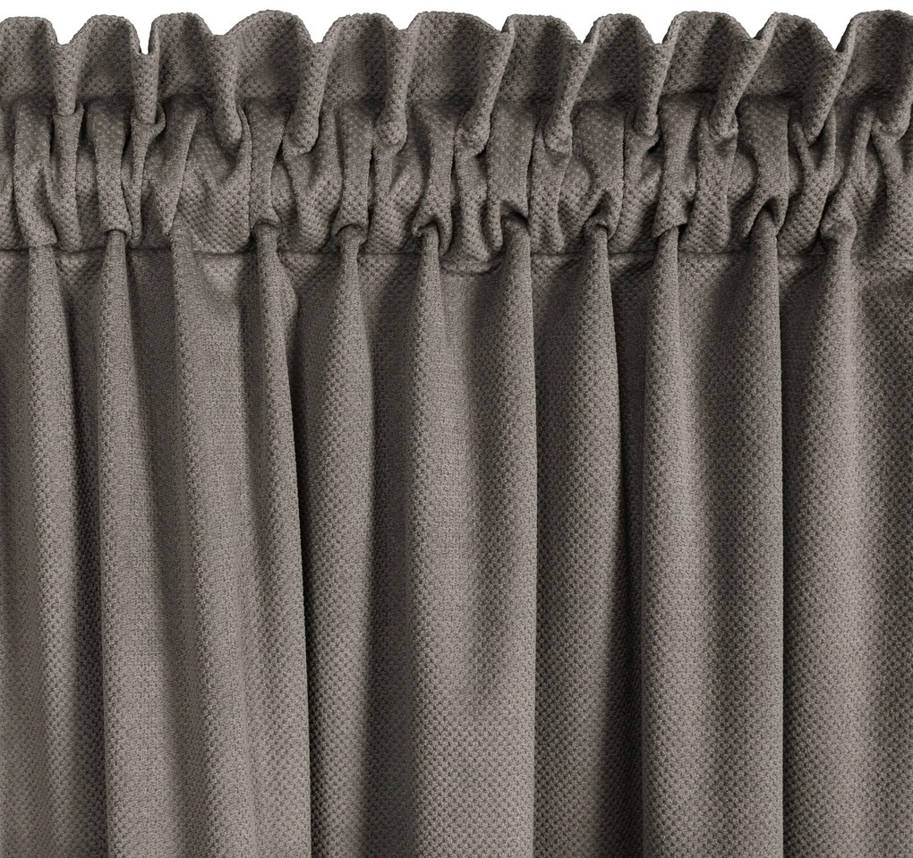 ZATEMŇOVACÍ ZÁVĚS NA PÁSCE MILO 140X300 CM ŠEDÁ