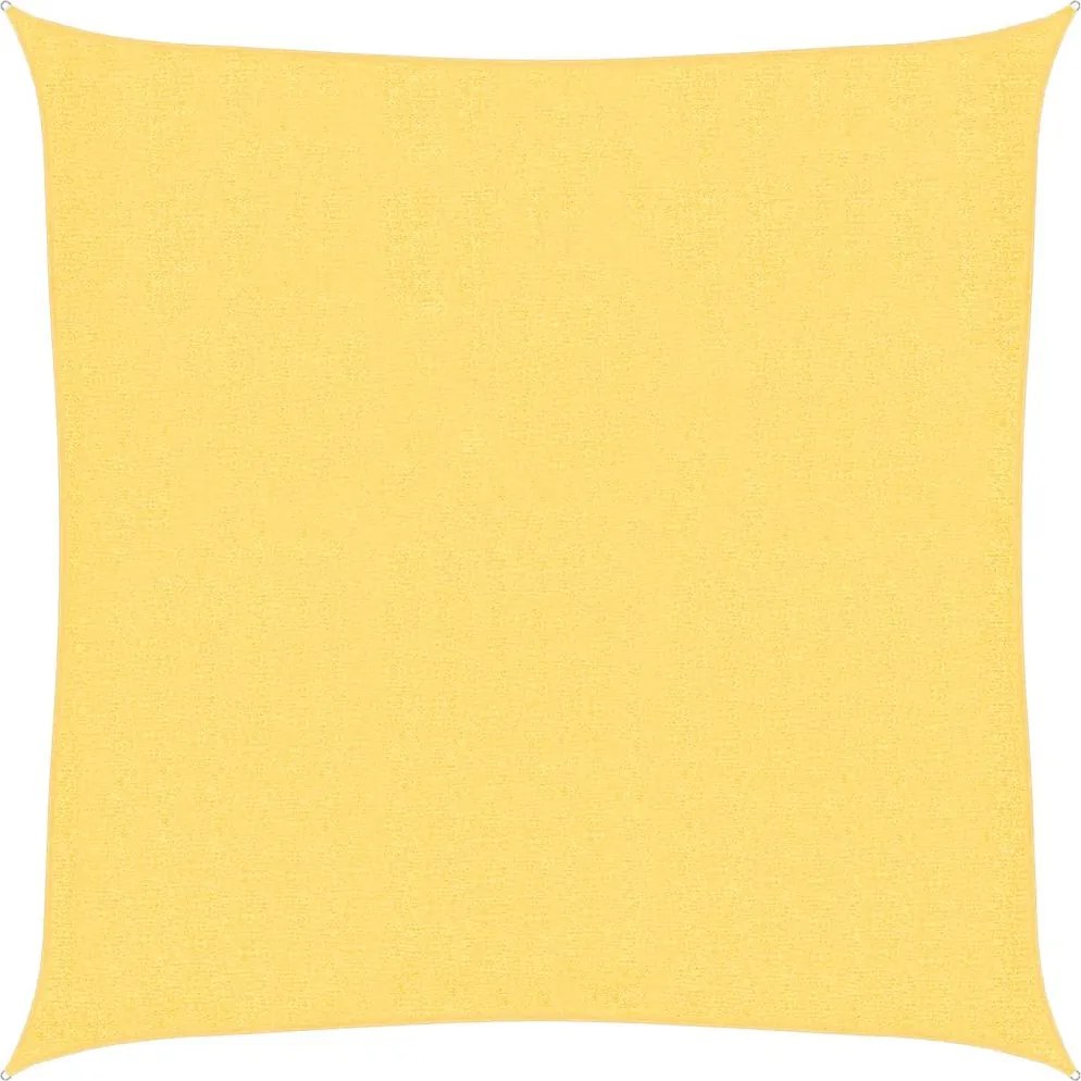Stínicí plachta 160 g/m² béžová 2,5 x 2,5 m HDPE 311108