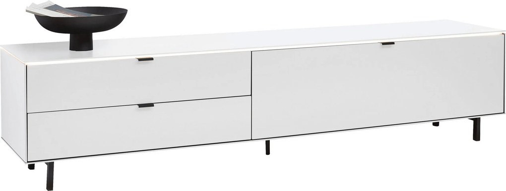 XXXLutz NÍZKÁ KOMODA, dub, bílá, 216,8/50,1/46 cm Dieter Knoll - Komody bílé - 001770000919
