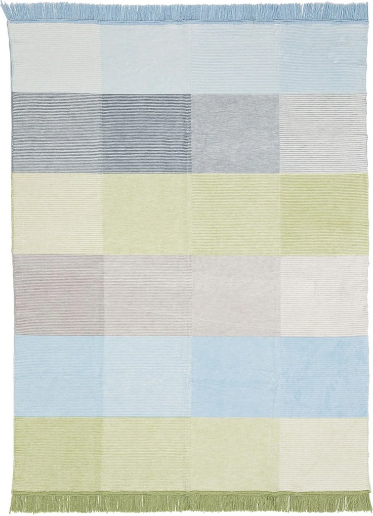 Deka Cotton Cloud 150x200cm Pastel Green&Blue