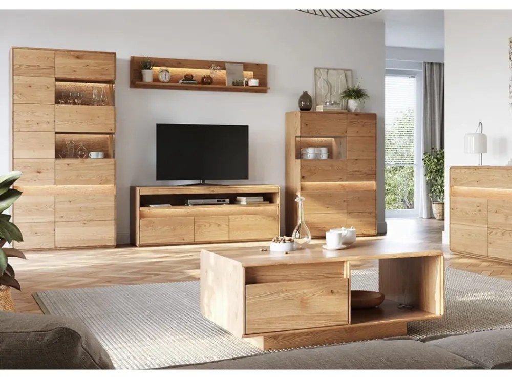 Massive home | Závěsná police z dubu 123cm Divisione