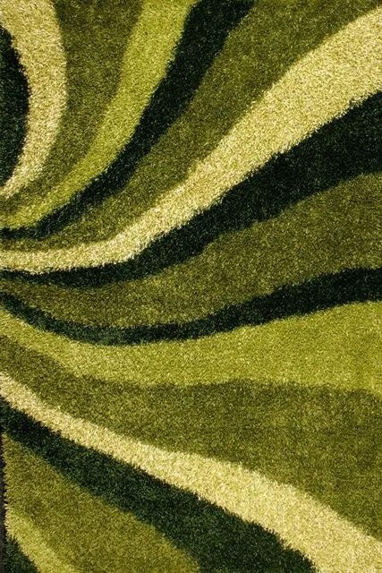 Vopi | Kusový koberec Timaru Shaggy green - 50 x 80 cm