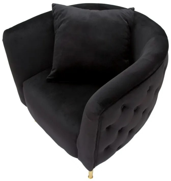 Designové křeslo Pahkakino černé