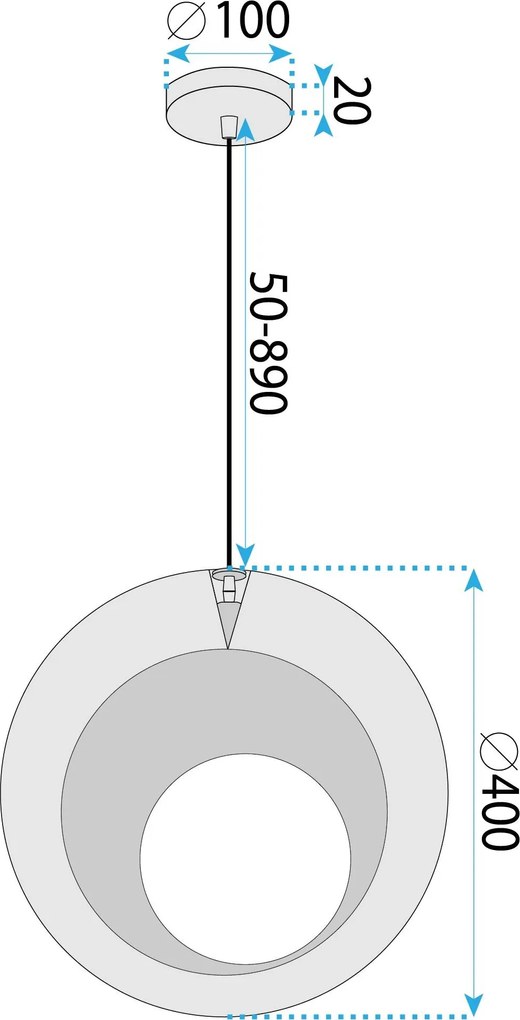 Toolight Toolight, stropní svítidlo 1xE27, APP1788-1CP, hnědá-černá, OSW-04059