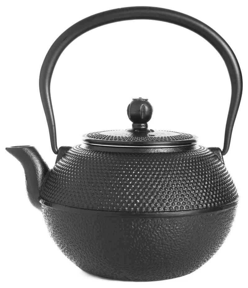 Černá litinová čajová konvice Tasev Linden, 1,2 l | BIANO