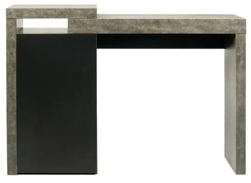 Pracovní stůl Liago 119 cm, šedá/černá