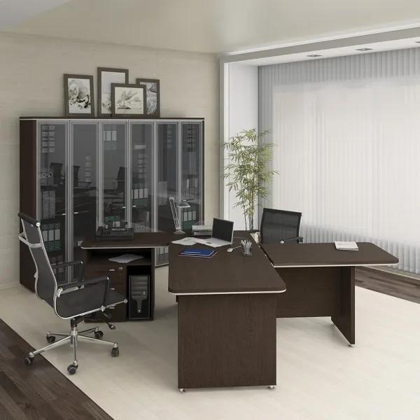 Sestava kancelářského nábytku TopOffice 7 / Světlý akát