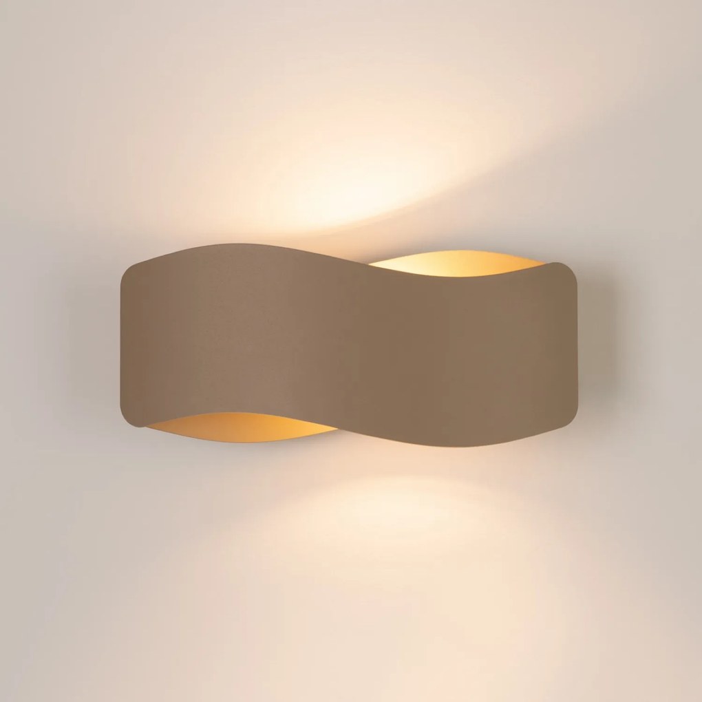 Sollux Lighting Nástěnné svítidlo TILA 30 taupe