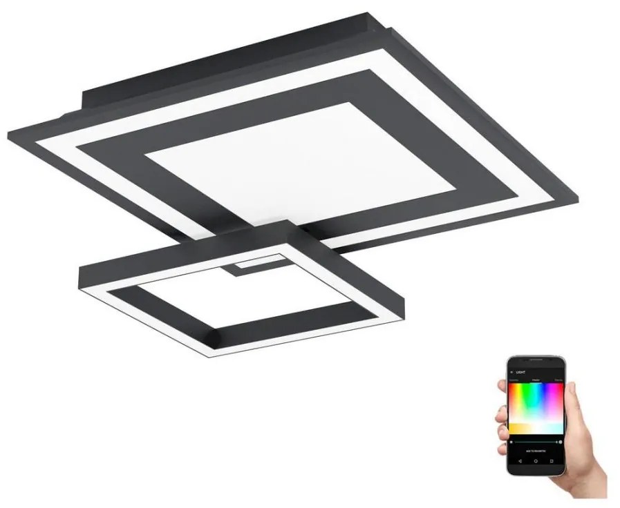 Eglo 99312 - LED RGB Stmívatelné stropní svítidlo SAVATAEILA-C LED/20W/230V
