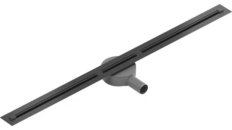 Mexen Flat 360° Super Slim lineární odtok rotační 100 cm, Černá - 1751100