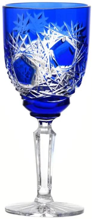 Sklenice na víno Frost, barva modrá, objem 150 ml